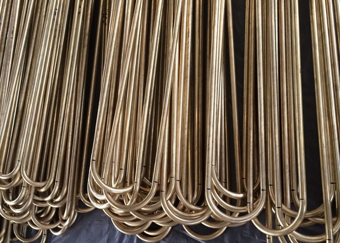 C68700 Aluminum Brass Seamless Tube U Bend Pipe Heat Exchanger