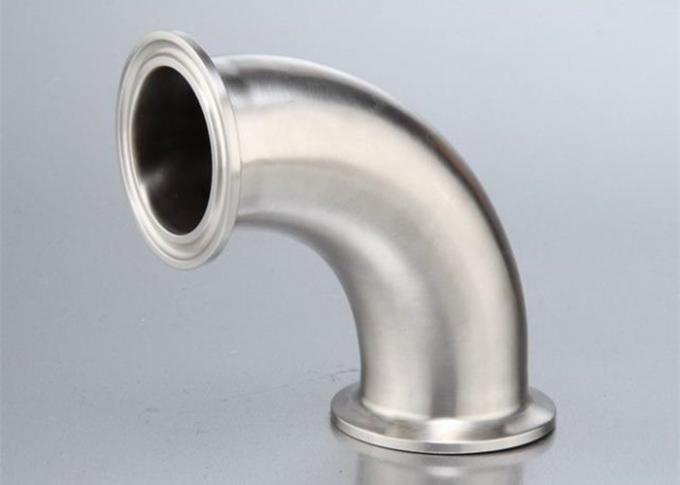 High Strength ASME BPE Fittings 1 Inch 90 Degree Elbow Connection Type ...